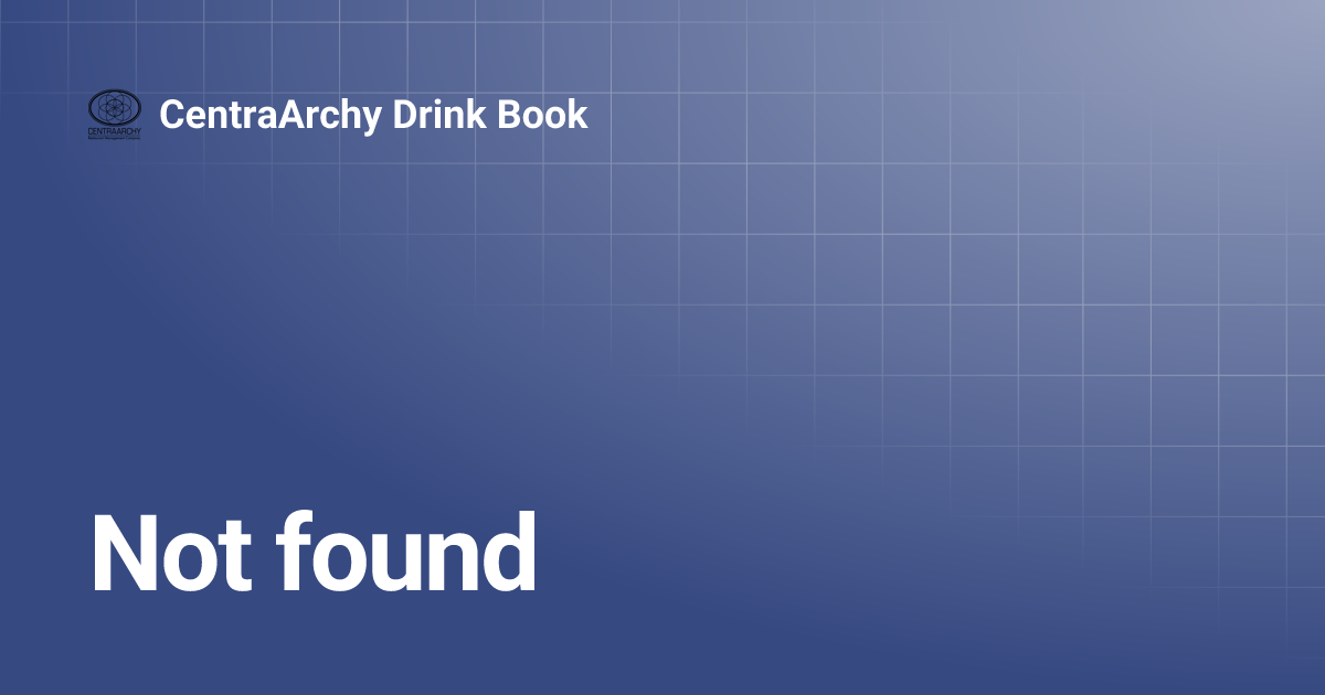 Rye Tai | CentraArchy Drink Book